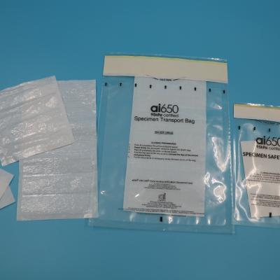 China 95kPa IATA-Certified Specimen Transport Bags Biohazard Sample Container Supply for sale