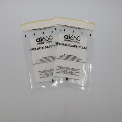 China Triple-Layer Leakproof Specimen Transport Bags With Absorbent Pad  Lab & Clinic Use for sale