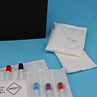 China 3x4 Inch Absorbent Sleeves 500ml Pouches For UN3373 Specimen Bags 4/6/7 Bay Absorbent Pouches For AI650 Lab Specimen Transport & Storage for sale