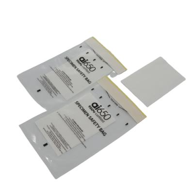 China 95kPa Specimen Transport Bags for Laboratory Use – Adhesive Seal for sale