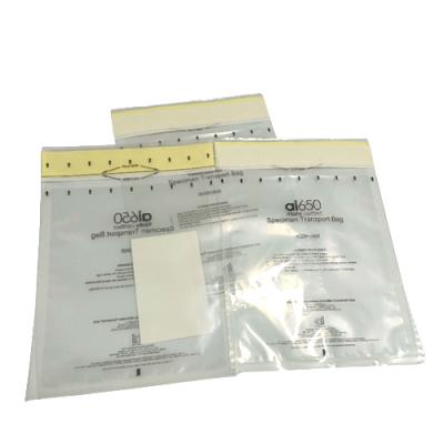 China Medical Specimen Collection Kit Biohazard Packaging Bag Disposable for sale