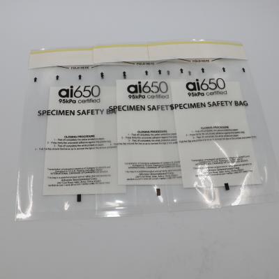 China Specimen Transportation Kits Biohazard Dangerous Goods Bags Medical Use for sale