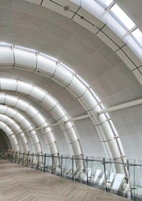 China Custom Curved Aluminum Panels Arch Shape For Modern Public Walkway for sale