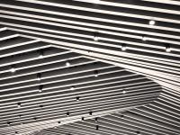 China V Shape Spliced Strip Aluminum Ceiling Panels For Geometric Interior Ceiling for sale