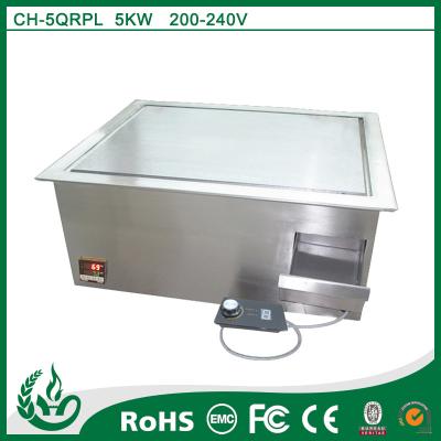 Китай Нержавеющая сталь построенная в плитае griddle индукции с 5kw/200-240v продается