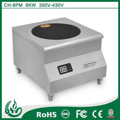 China Induction wok burner for restaurants with 8kw for sale
