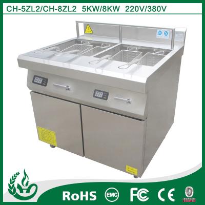 China Sartén comercial del pollo del acero inoxidable con 5kw en venta