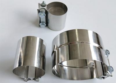 China Exhaust Wd 3 Inch Lap Joint Clamp Auto Pipe Repair Spare Parts Stainless Steel for sale