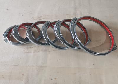 중국 클립을 둑팅 140 밀리미터 과중한 업무 파이프 클램프 아연 급류 신속 해제 판매용