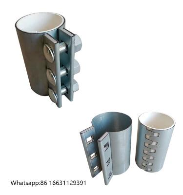 China Nitrile Rubber Zinc Plate Heavy Duty Pipe Clamps For Engineering Pipe Fittings for sale
