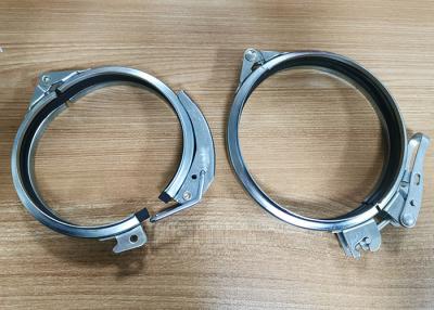 China 파이프구조 시스템을 위한 라운드 덕트 연결기 8-60cm 신속 해제 플랜지 클램프 for sale