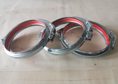 China 먼지 제거 시스템 신속 해제 파이프 클램프 덕트 플랜지는 80-600mm을 고정시킵니다 for sale