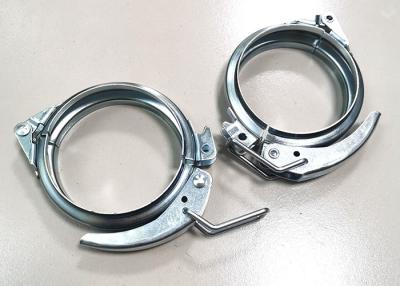 China 150 밀리미터 아연도강 도관 수단 호스 잠금쇠 로킹 링 클램프 고강도 for sale