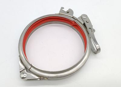 中国 モジュラー送風管の換気のステンレス鋼の304クイック リリースの円形は調節可能締め金で止める 販売のため