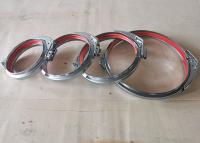 China Quick Release Round Galvanized Duct Clamps With External Threads for sale