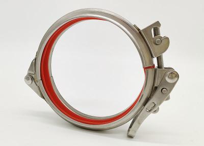 中国 調節可能な150mm 6"換気装置のためのクイック リリースの管クランプ 販売のため