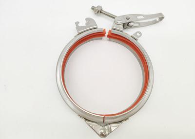 中国 1.0mmの厚さSs304のクイック リリースのパイプ・クランプ シール リングとの10インチ 販売のため