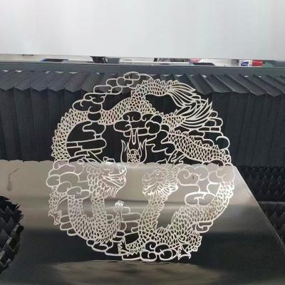 China Building Stainless Steel Plate Laser Engraving With Laser Cut Plant And Animal Patterns for sale