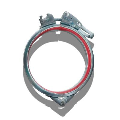 China Galvanized Sheet Stainless Steel 304 Quick Release Pipe Clamp Quick Connect Clamp Tube Clips for sale