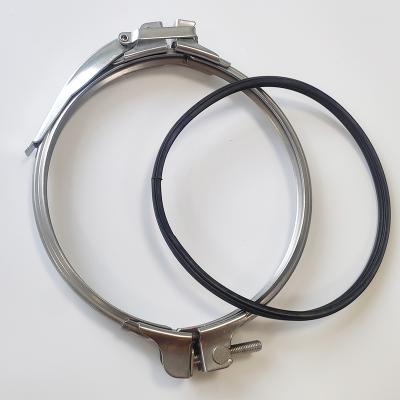 China HVAC Systems Part System  Pull Ring Rapid Lock Clamp Spiral Duct Clamp for sale