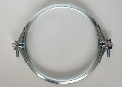 China Heavy Duty 2mm Galv Pipe Clamps For Dust Collection System for sale