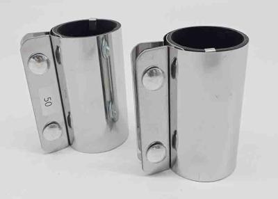 China Tube Connection 38mm Stainless Steel Pipe Couplings With Food Grade Silicone Gasket for sale