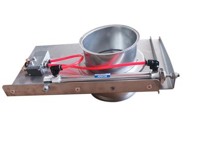 China 125mm Dust Collection Gates Stainless Steel 304 Pneumatic for sale