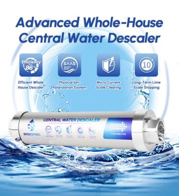 China SAAS Technology Washer Protection Water Descaler With Whole House Scale Inhibition Physical Anti Scaling System for sale