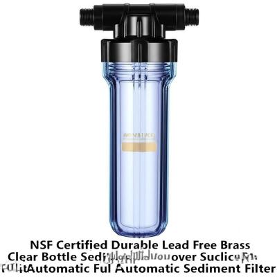 중국 40-300μm 필터 등급 6T/H 유량 360° 회전식 커넥터 자동 침전물 정수기 판매용