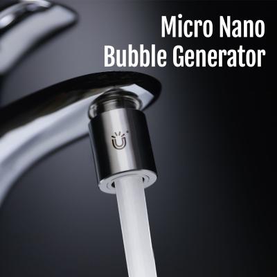 China Micro Nano Bubble Faucet Aerator Ultra Fine Bubble Generator with One Hundred Billion per Liter Bubble QTY 0.001-0.1 MM Bubble DIA and 20% Water Saving for sale