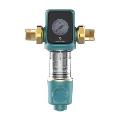 China Stainless Steel Self Cleaning Prefilter Whole House Water Pre Filter, Reusable Backwash Sediment Pre-Filtration System for Home Plumbing Water Purifier for sale
