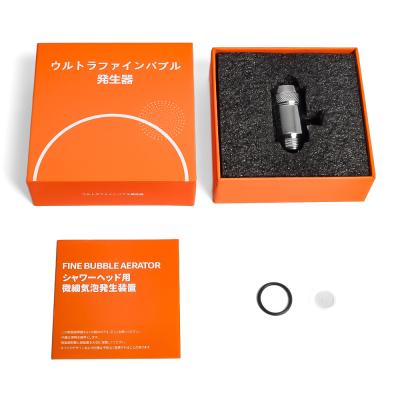 China Premium H59-1 Brass Micro Bubble Shower Nozzle with 0.001-0.1 MM Bubble DIA and Water-driven Ultra Fine Bubble Generator for Enhanced Skin Hydration for sale