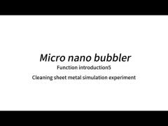 Ultra Fine Bubble Generator with 0.1-50 Microns Bubble Size and 0.15 - 0.6 MPa Working Pressure for High Efficiency Water Saving