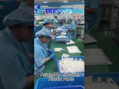 Assmebly of plastic filter cartridge from Briskspring