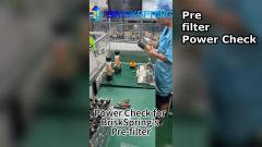 Power Check for BriskSpring's Pre-filter