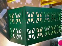 China Special Shape Custom Cut Aluminum Sheet Cladding Decoration Air Conditional Box for sale