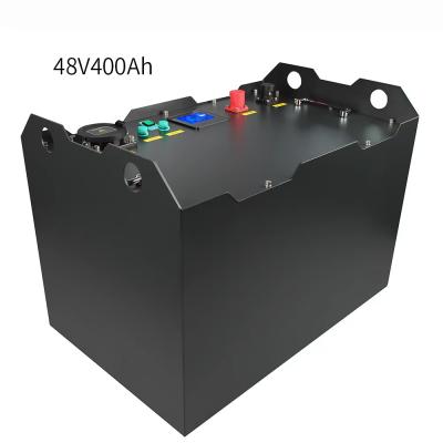Quality Lithium Iron Phosphate Lfp Agv Battery Pack 48V 400Ah Lifepo4 Deep Cycle for sale
