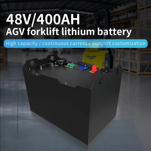 Quality Auto Motor Lifepo4 Lithium Ion AGV Batteries 48v 300Ah 400Ah for sale