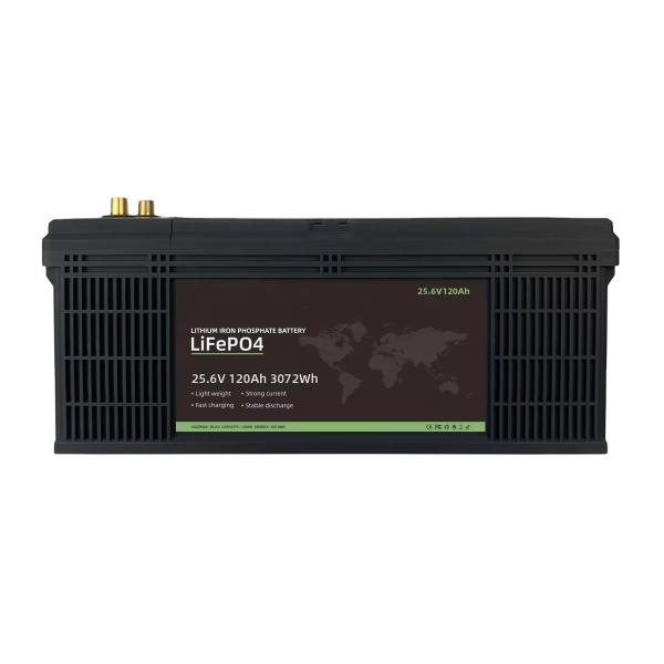 Quality Deep Cycle Lifepo4 Lithium RV Battery 25.6v 120ah For Campervan for sale
