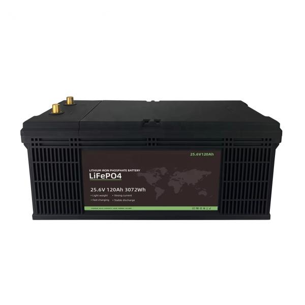 Quality Deep Cycle Lifepo4 Lithium RV Battery 25.6v 120ah For Campervan for sale