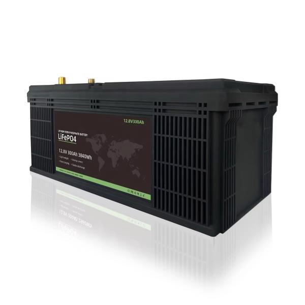 Quality LiFePO4 Solar Lithium Motorhome Batteries 12v 300ah For Caravan Electric Vehicles for sale