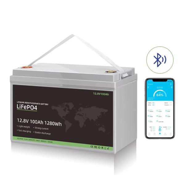 Quality 12.8V 100AH Lifepo4 Battery Pack LFP Lithium Ion Battery For Motorhome for sale
