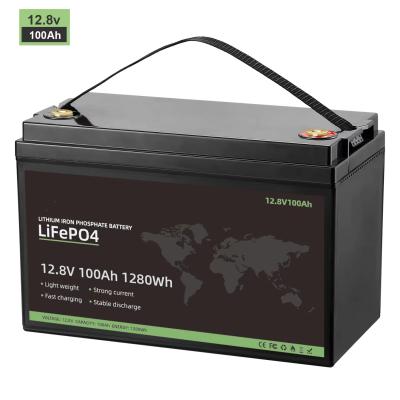 Quality 12.8V 100AH Lifepo4 Battery Pack LFP Lithium Ion Battery For Motorhome for sale