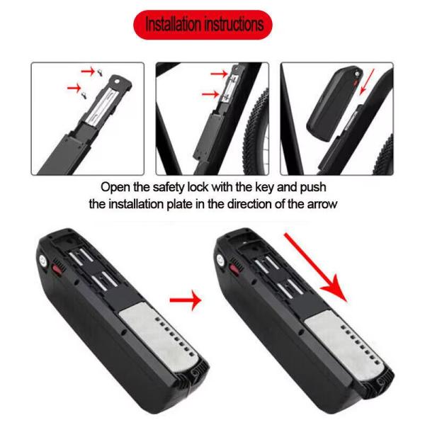 Quality Polly Down Tube lithium Ebike Battery Pack 36V 48V 30ah for sale
