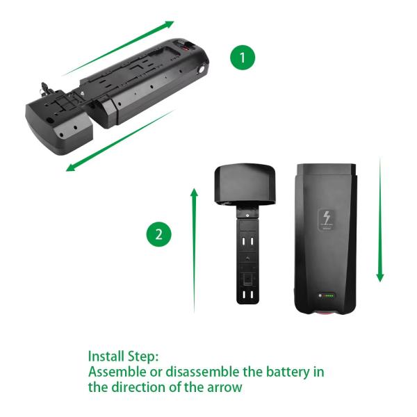 Quality ODM Electric Bicycle Ebike Lithium Battery Grade A 48V 15Ah For Electric Bike for sale