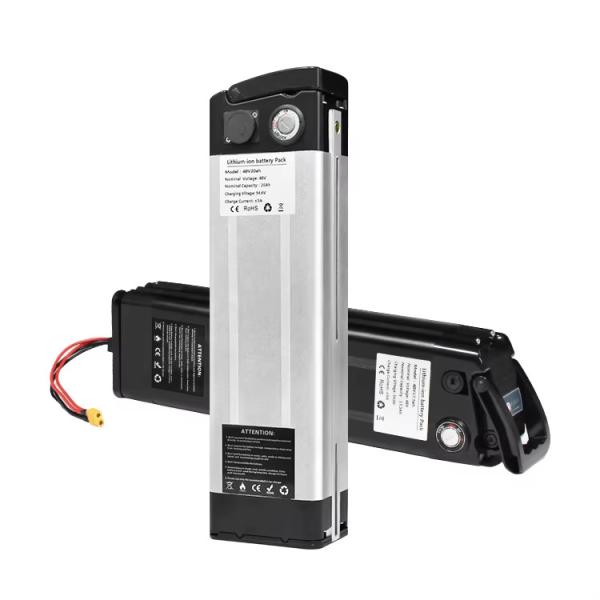 Quality 36V 24 Volt 10Ah 10.4Ah Electric Bicycle Battery Pack Lithium Ion Silver Fish for sale