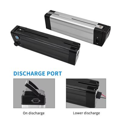 Quality 36V 24 Volt 10Ah 10.4Ah Electric Bicycle Battery Pack Lithium Ion Silver Fish for sale