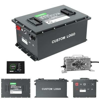 Cina Batterie per autocarri Batterie al litio di potenza motrice 48V 105ah 200ah REMA320/Anderson 175 Terminal in vendita