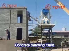 HZS65 Instalação de bateria de betão 65m3/h