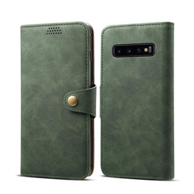 Cina Genuino di lusso Scratchproof di casi protettivi di cuoio senza cuciture di Samsung in vendita